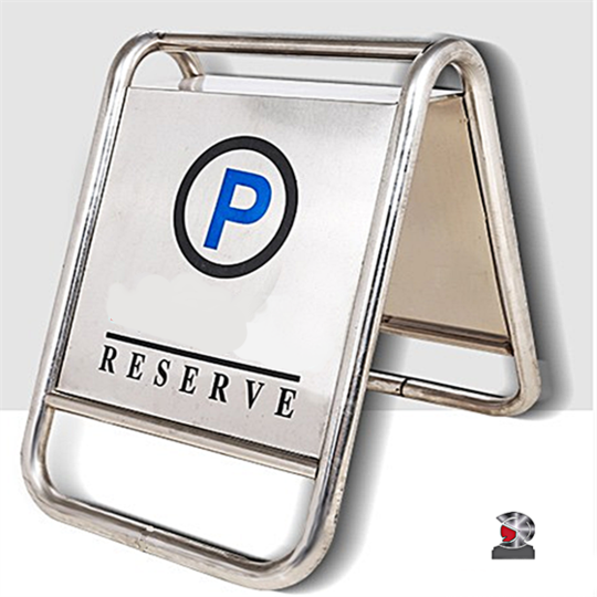 Stainless Steel Temporary Mobile Traffic Sign & Client Logo – Giant ...